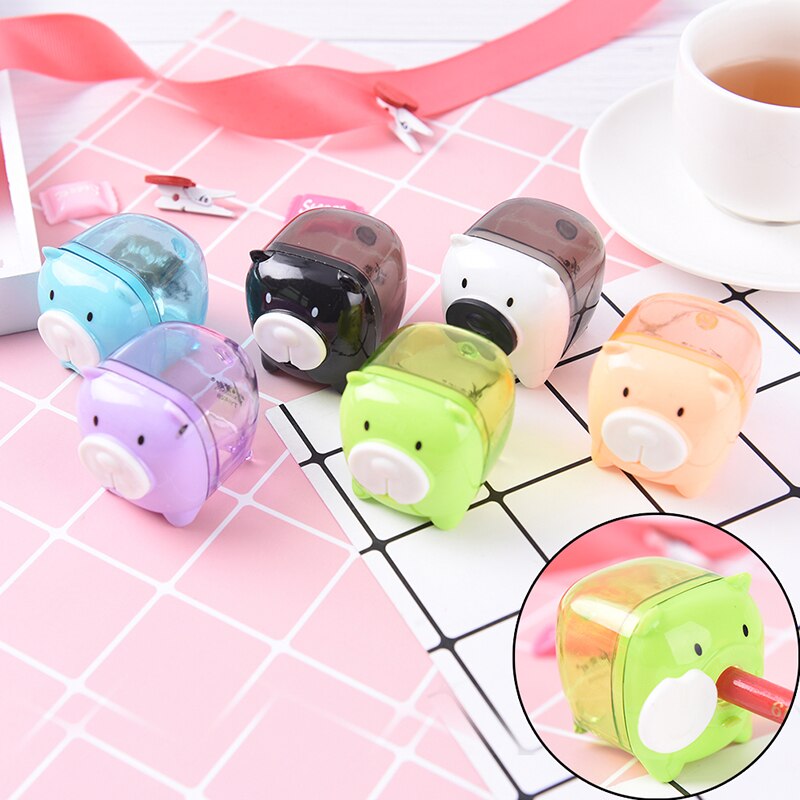 1 PCS Mini Cute Cartoon Pig Pencil Sharpener For S... – Grandado