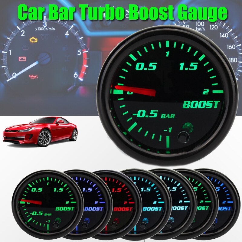 12V 2 "Auto Auto Bar Turbo Boost Meter 52Mm 7... – Grandado