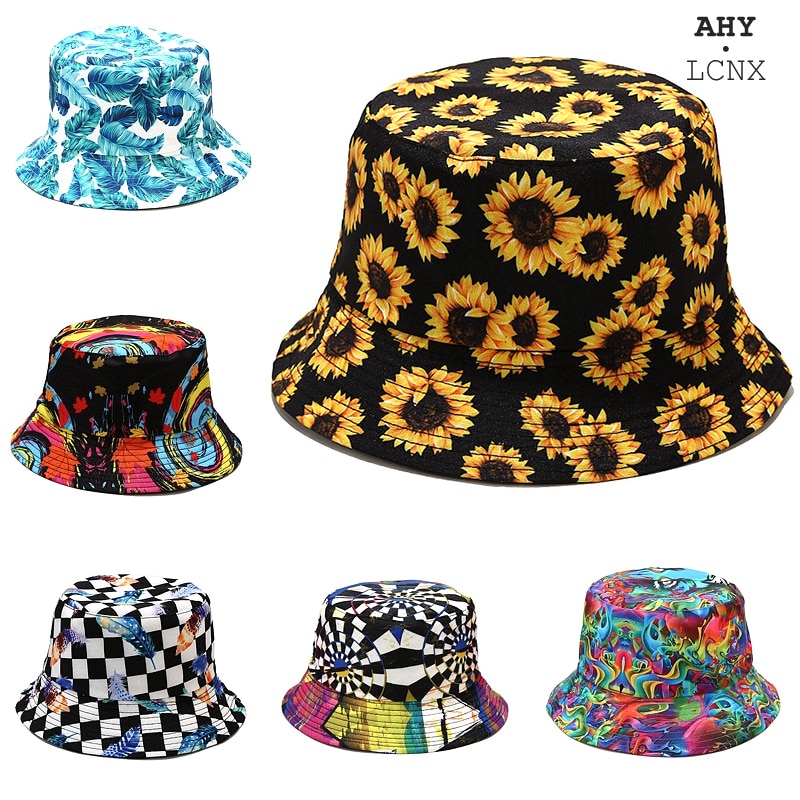 Spring Summer Women's Outdoor Bucket Hat Flora... – Vicedeal
