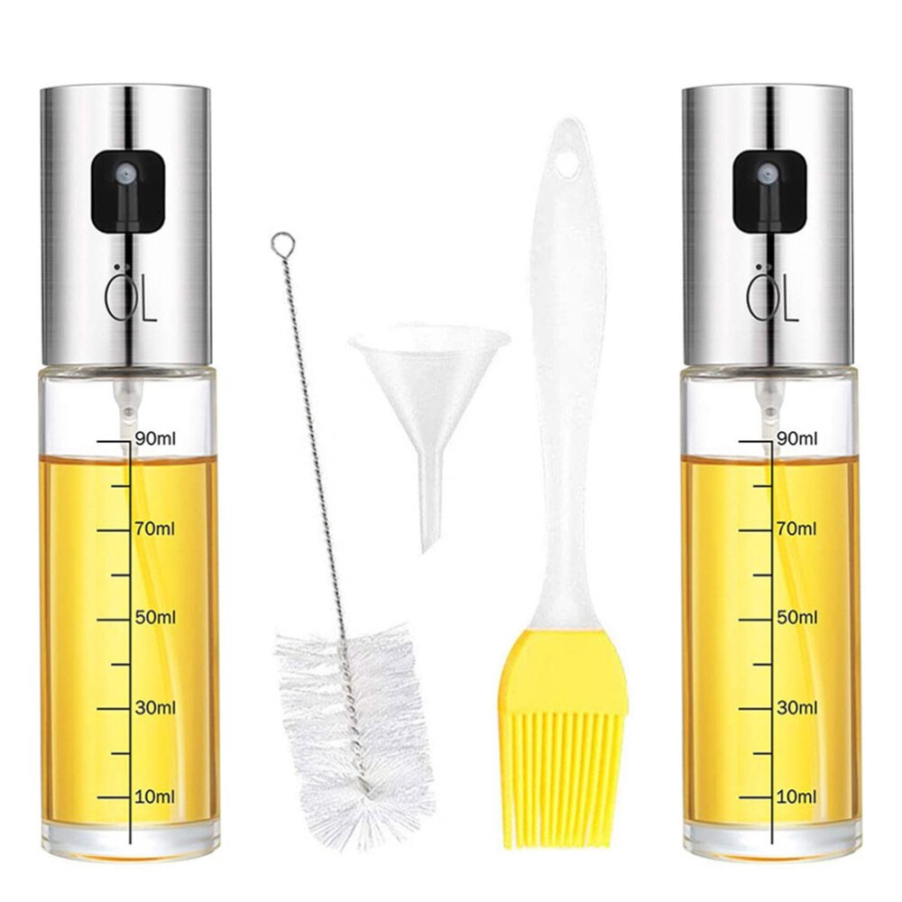 1 Set Push Type Oil Sprayer Oil Container Oil Stor... – Grandado