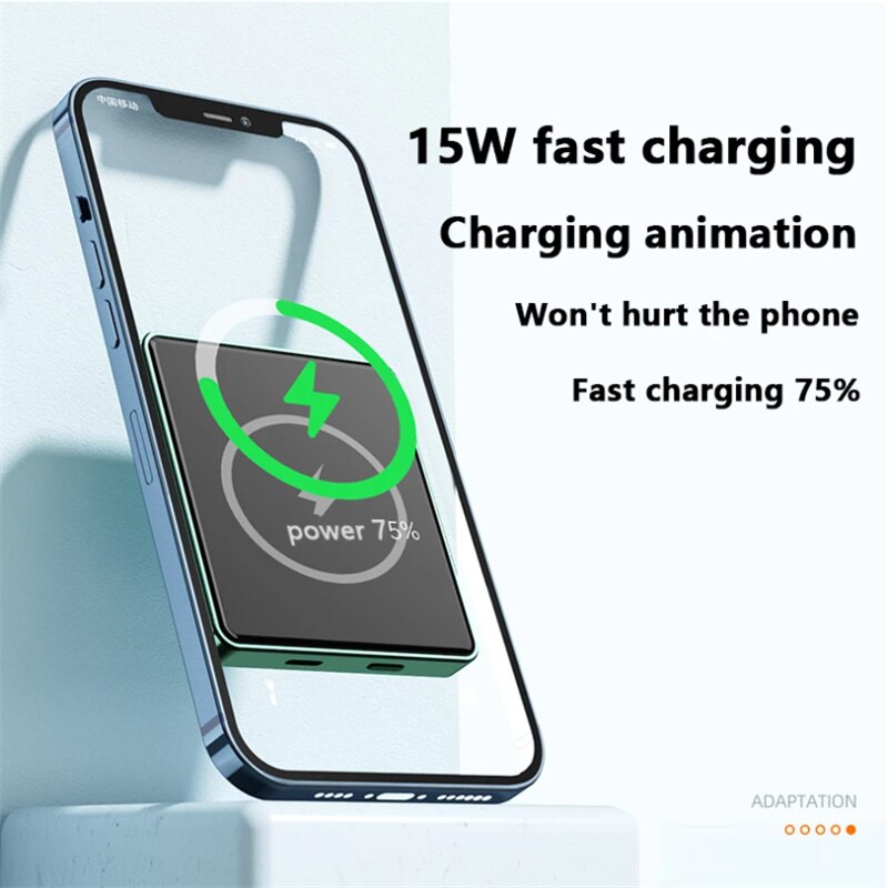 Amsengo-Banco de energía de 10000mAh, Cargador ráp... – Grandado