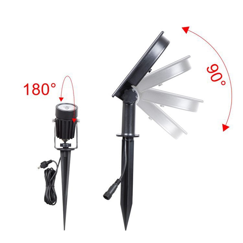 Solar Spotlight Waterproof IP65 Solar Powered LED ... – Grandado