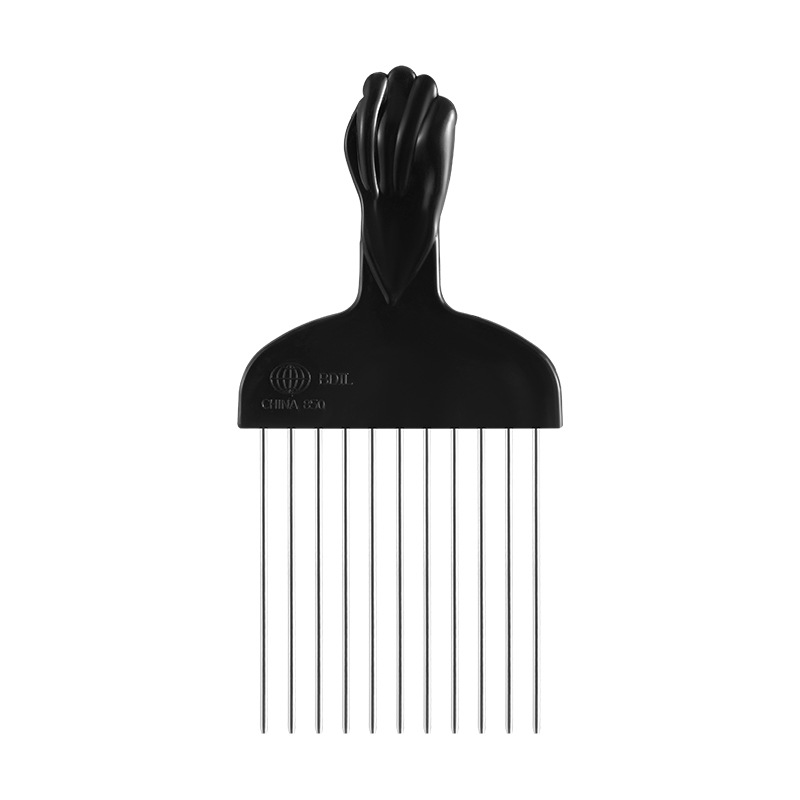 Black Metal Afro-Amerikaanse Pick Afro Kam voor Ka... – Grandado