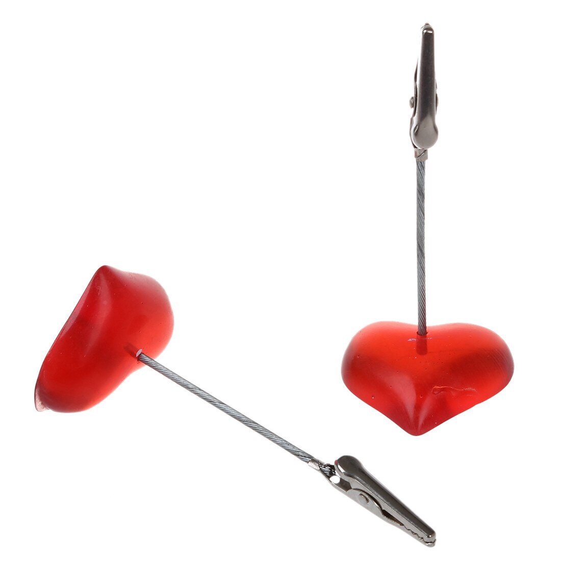 2 STUKS van 10 x Memo Houder Rood hartvormige Hars... – Grandado