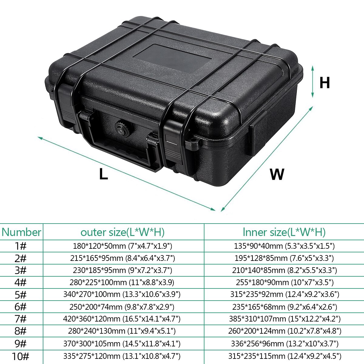 7 Sizes Waterproof Hard Carry Case Bag Tool Kits w... – Vicedeal