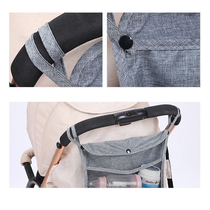 Infant Pram Cart Mesh Hanging Storage Bag Baby Tro... – Grandado