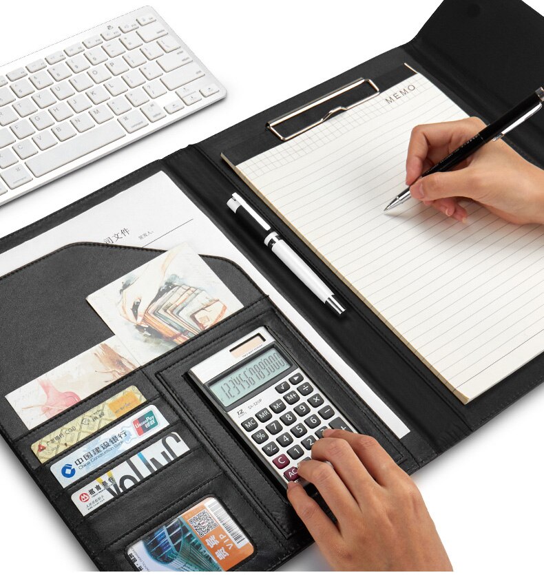 Multifunctional Business Portfolio Padfolio File F... – Vicedeal