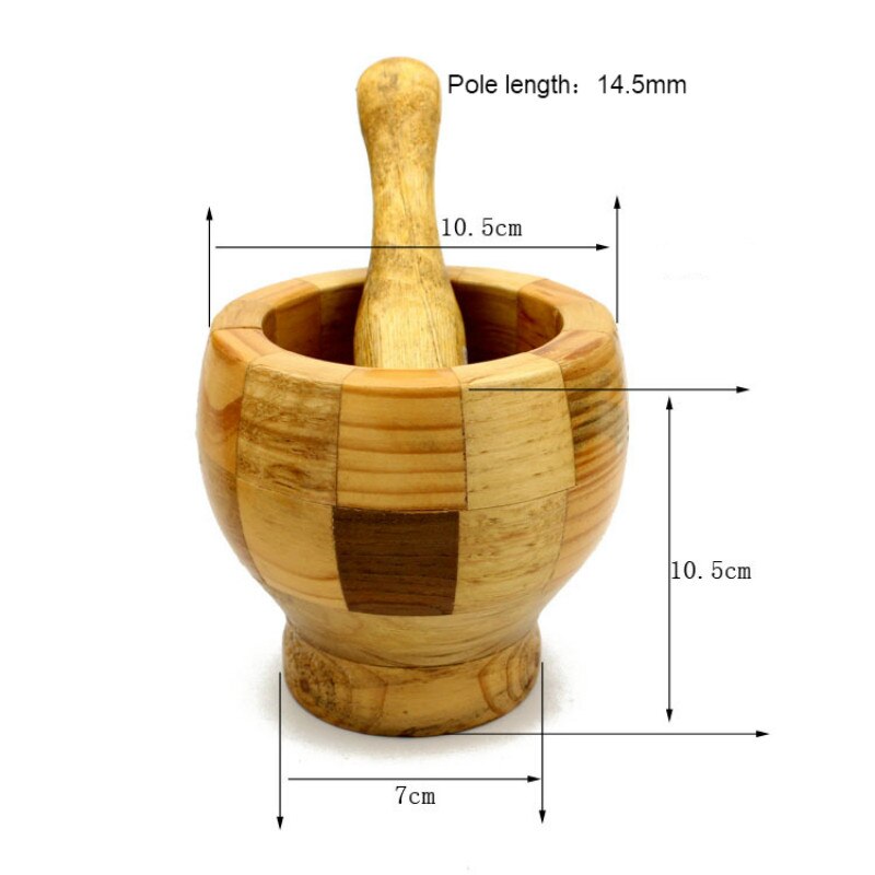 1Set Wooden Garlic Ginger Mixing Grinding Crusher ... – Grandado