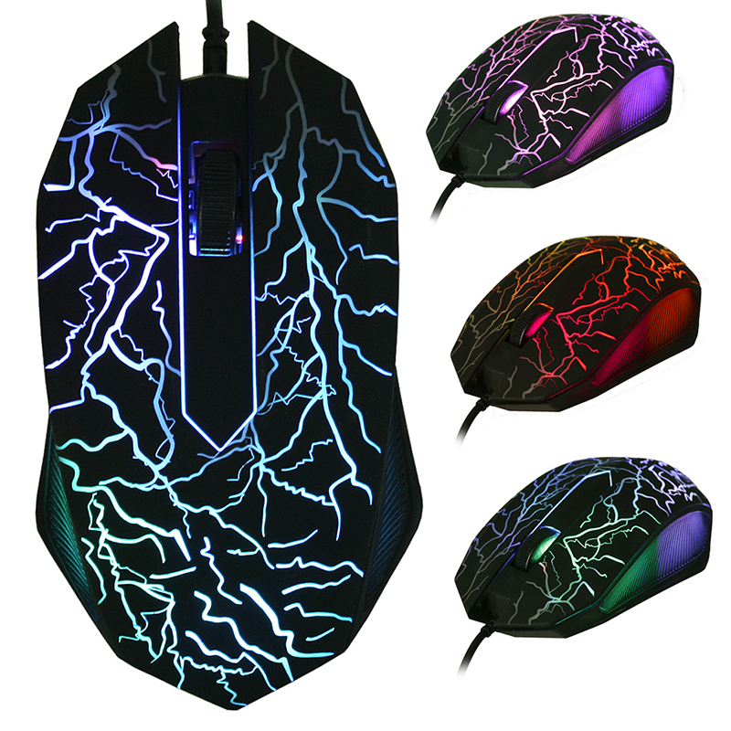 USB Wired Gaming Mouse LED Backlit Mice 3200DPI Ga... – Grandado