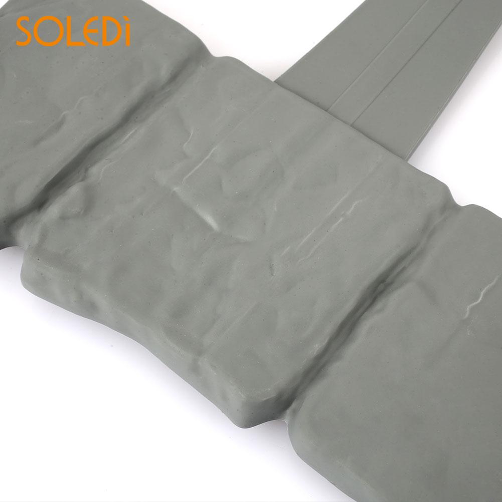 Garden Border Lawn Stone Decorate Gray Garden Fenc... – Vicedeal