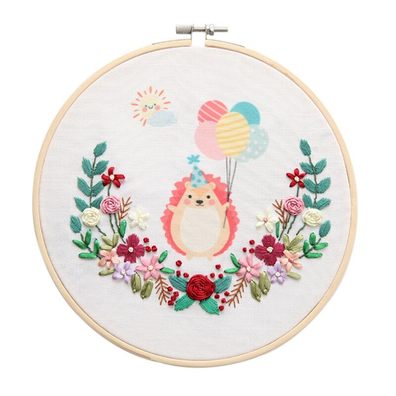 Cartoon Animal Hand Embroidery DIY Handmade Kit Be... – Vicedeal