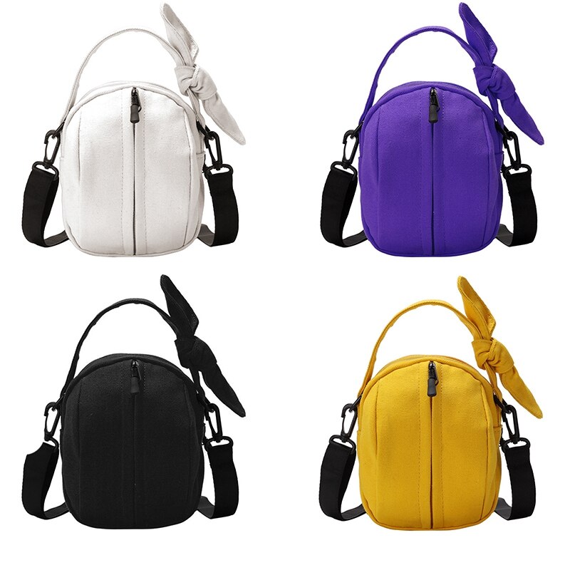 Ins Canvas Small Bag Female Mobile Phone Bag Tied ... – Grandado
