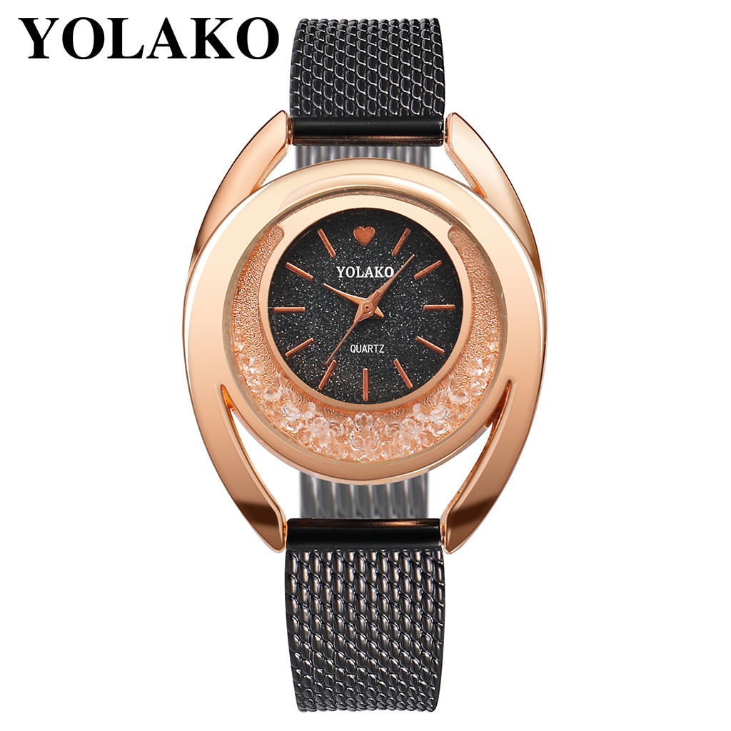 YOLAKO Women Watches Bracelet Quartz Clock Ladies ... – Vicedeal