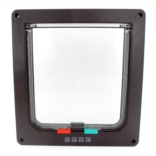 Dog Cat Pet Door with 4 Modes Security Lock Flap G... – Grandado