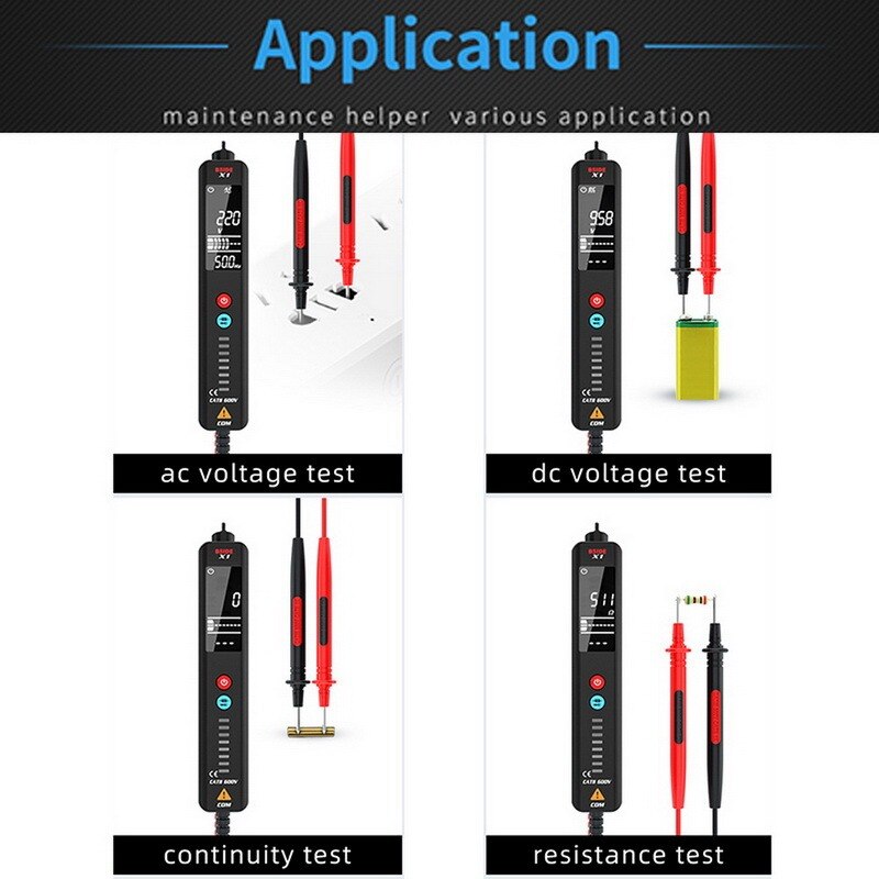 Voltage Detector Tester Smart Multimeter Display N... – Grandado