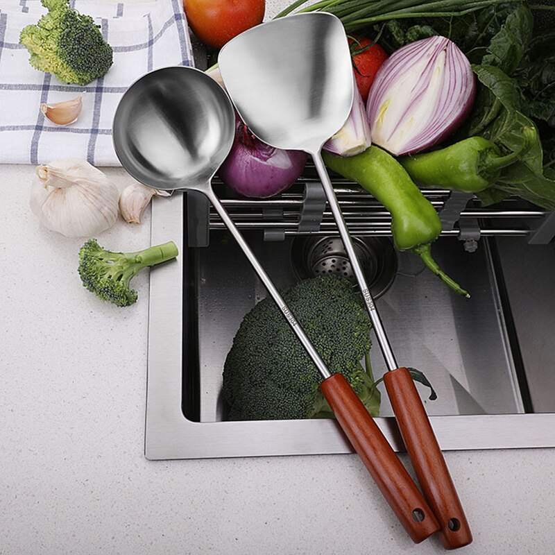 Pala de espátula larga grande chef cocina utensili... – Grandado