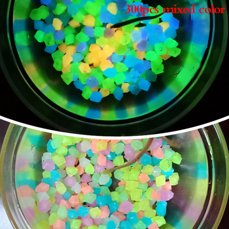 600Pcs Glow in The Dark Stones Garden Rhombus Pebb... – Grandado