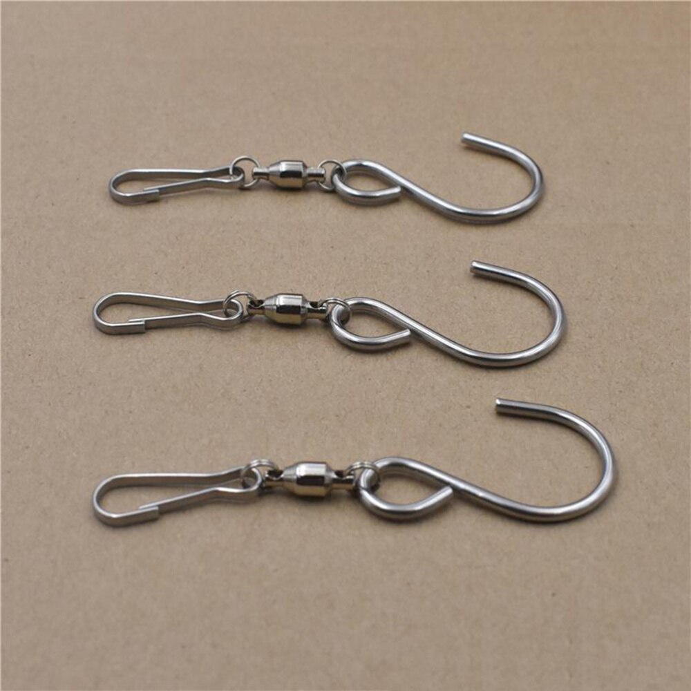 8 Pcs Swivel Clip Hanging Stainless Steel Hooks Wi... – Grandado