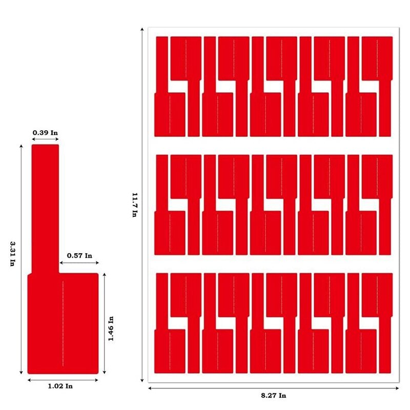 480Pcs Cable Labels Colorful Waterproof Cord Label... – Grandado