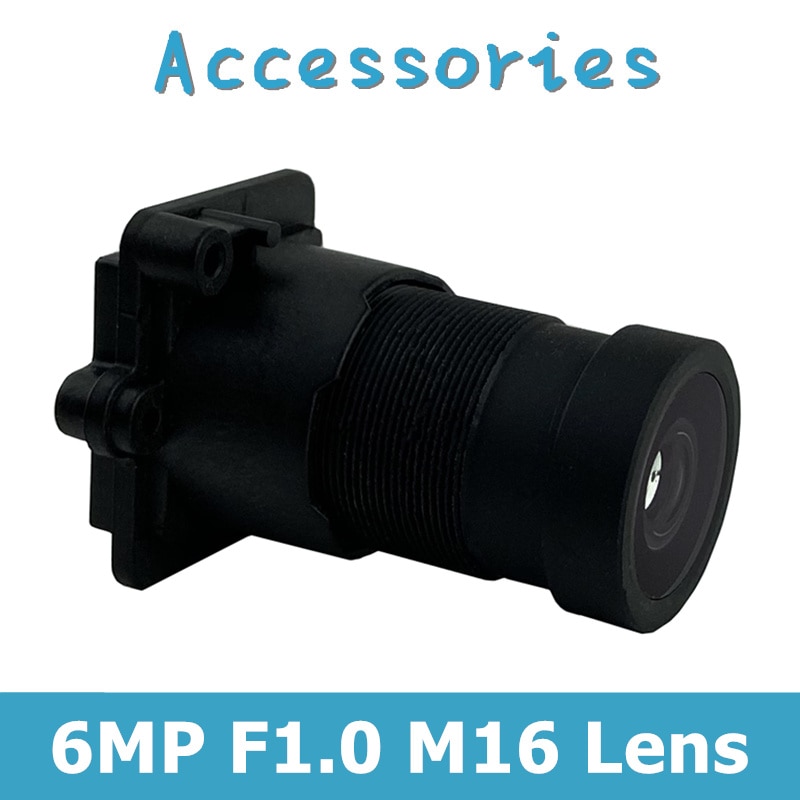 6MP F1.0 M16 Surveillance Lens 3.6mm 6mm 1/2.5 Inc... – Grandado