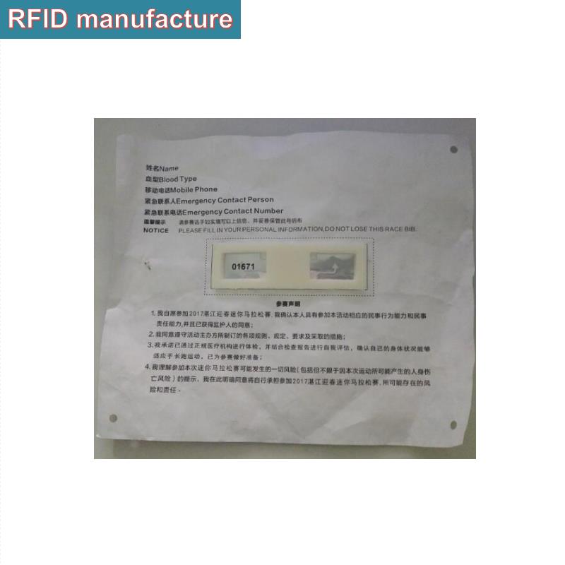 100pcs impinj monza 6 chip long range uhf rfid bib... – Grandado