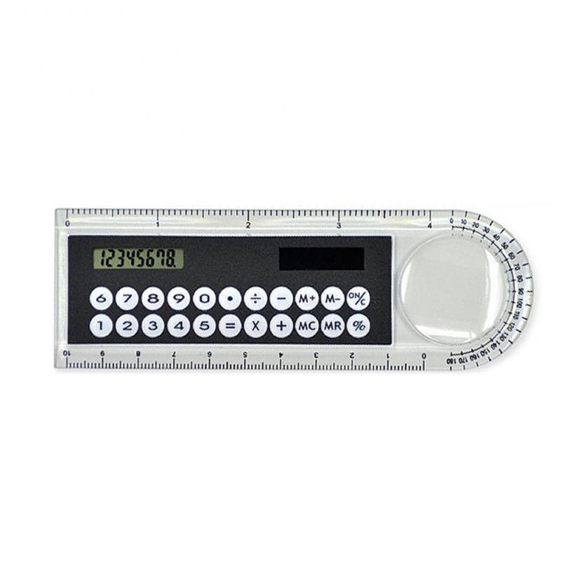 Colorful Transparent Display Calculators Ruler Sch... – Grandado