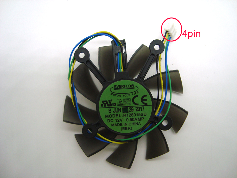 Everflow R128015SU 75MM Cooler Fan For ASUS GTX 56... – Grandado