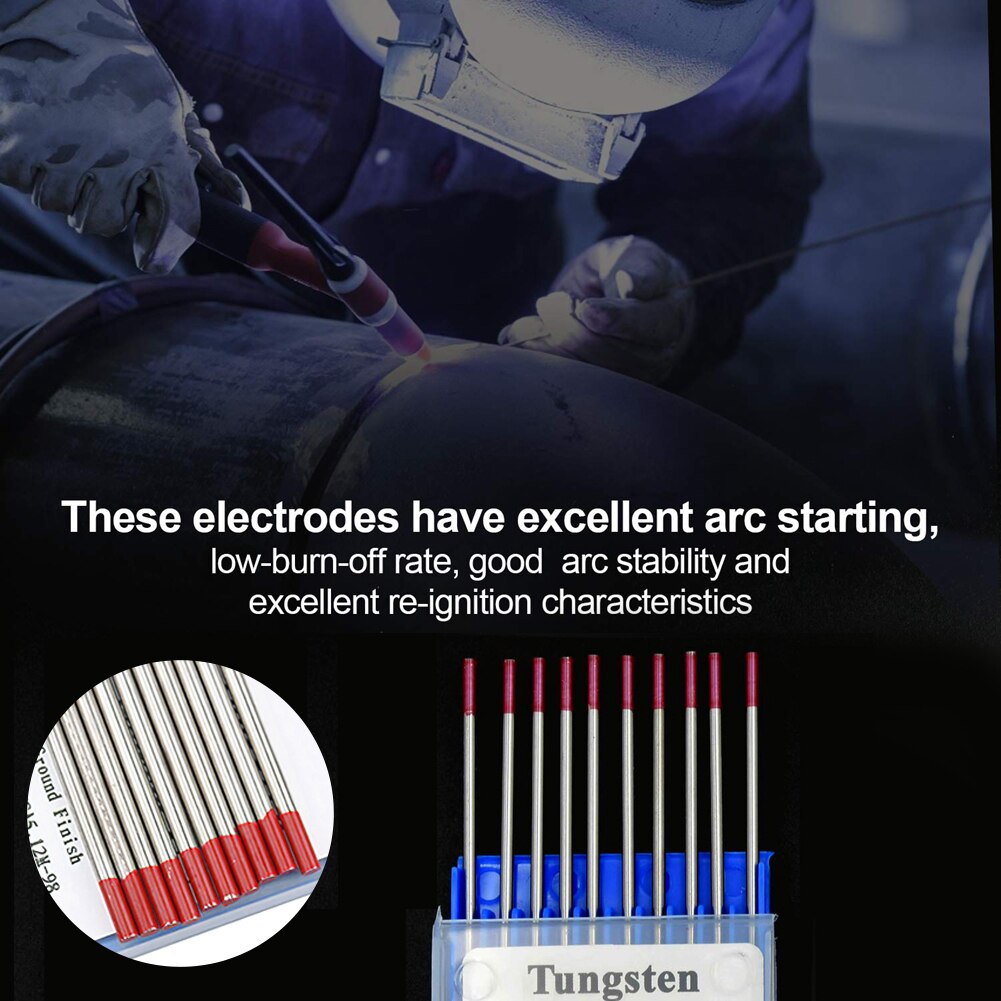 10PCS/Box Tungsten Electrodes TIG Welding Rods 2.4... – Grandado