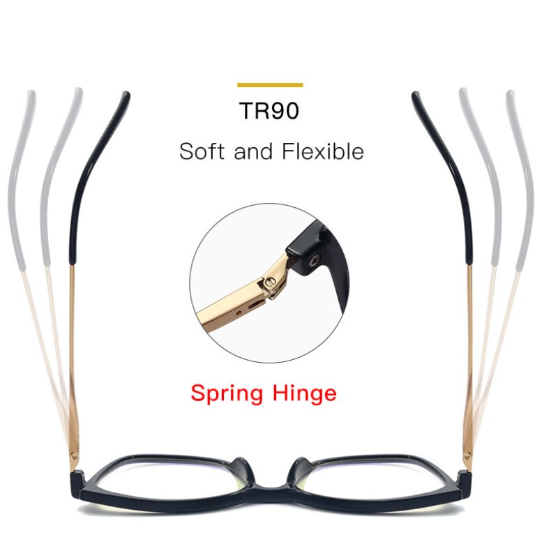 Hotony Women Eyewear Prescription Blue Light Block... – Grandado