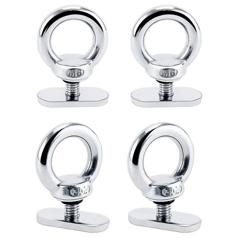 4Pack Stainless Steel Kayak Track Mount Tie Down E... – Grandado