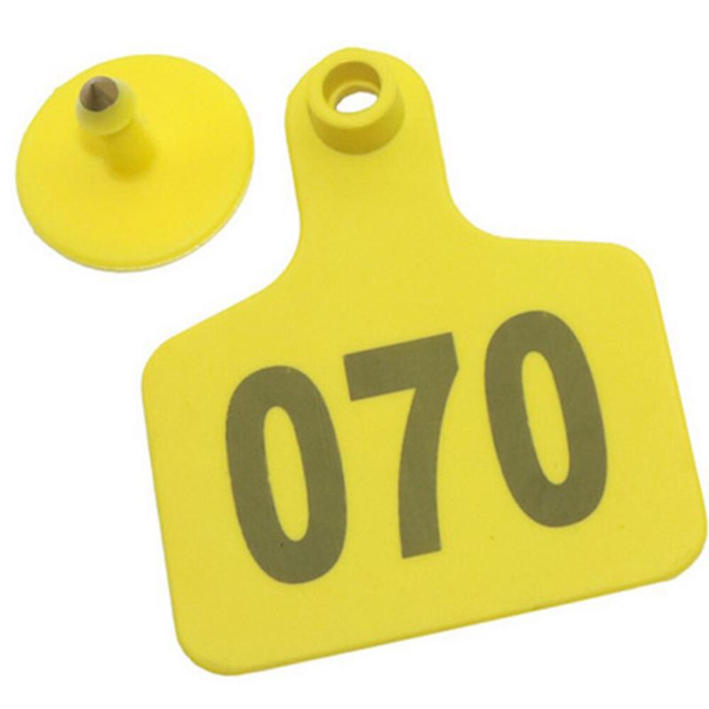 100 Pcs Farm Aniamls Cow Ear Tag Signs Farm Animal... – Grandado