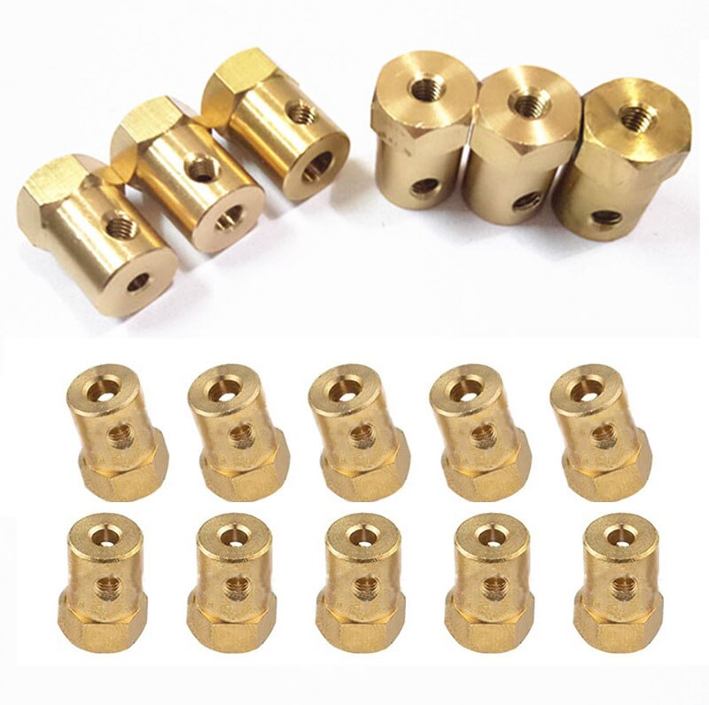 4/8Pcs Brass Hub Hex Adapter 2/3/3.17/4/5/6/7/8mm ... – Grandado