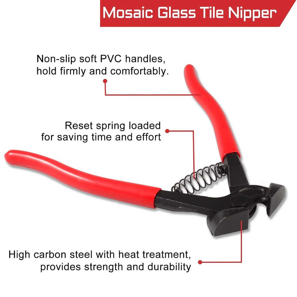 Glass Tile Nippers Mosaic Tools 7 Inches Mosaic Ti... – Grandado
