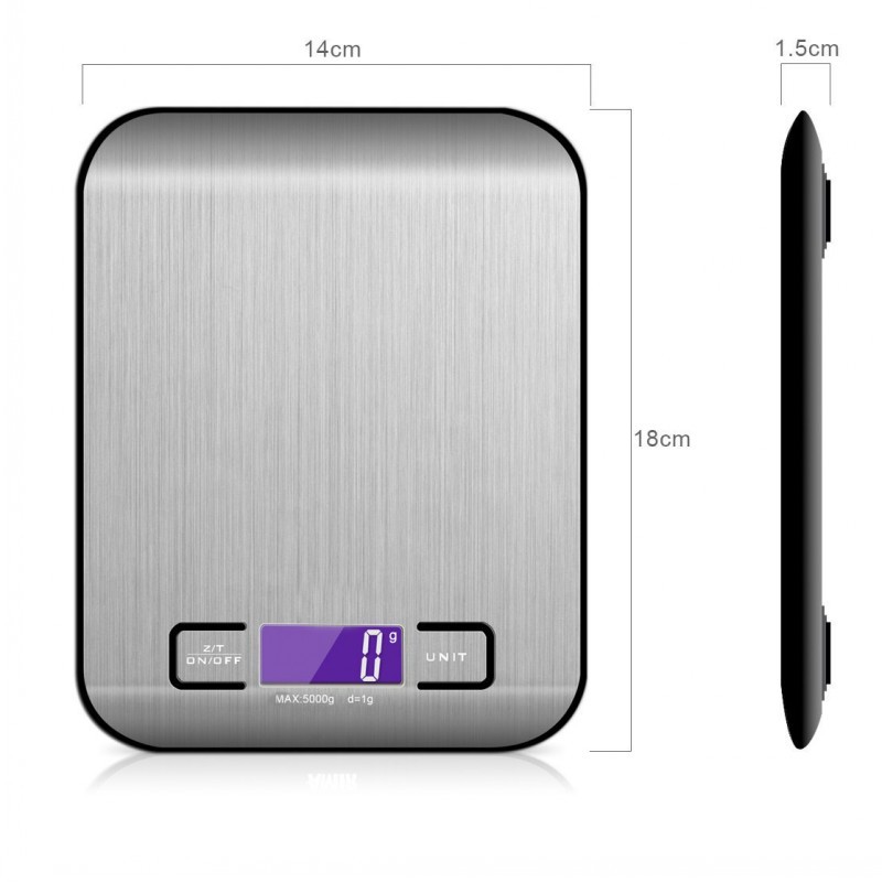 22 LB / 10000g Electronic Kitchen Scale Digital Fo... – Grandado