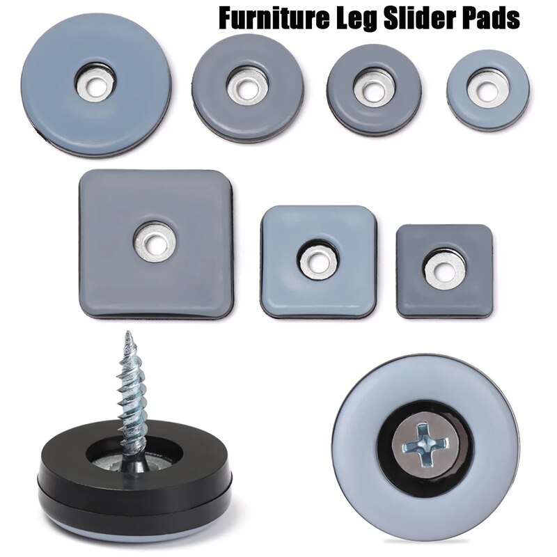 8Pcs/lot Slider Pad with Screws Easy Move Heavy Ch... – Grandado