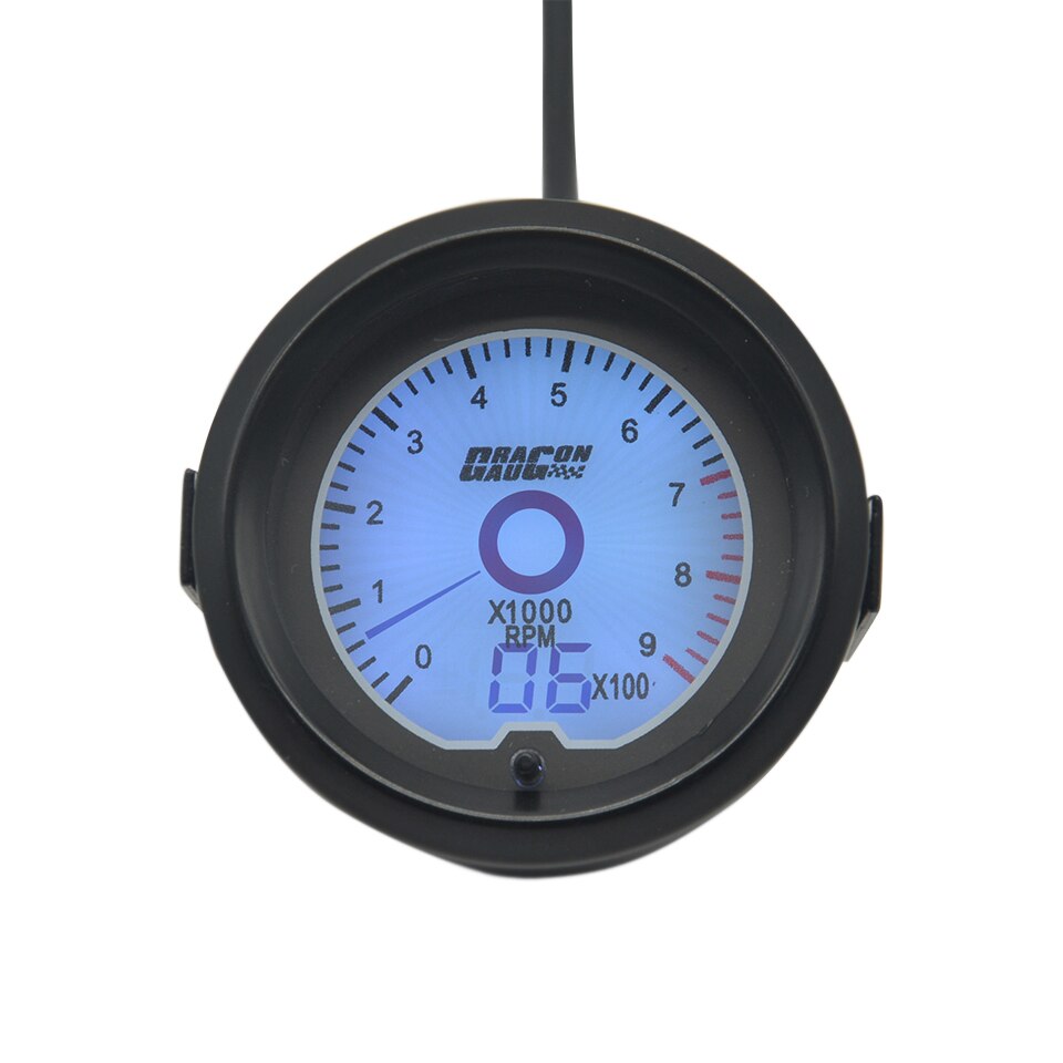 52mm Digital 7 Color Light Car Modification Meter ... – Vicedeal