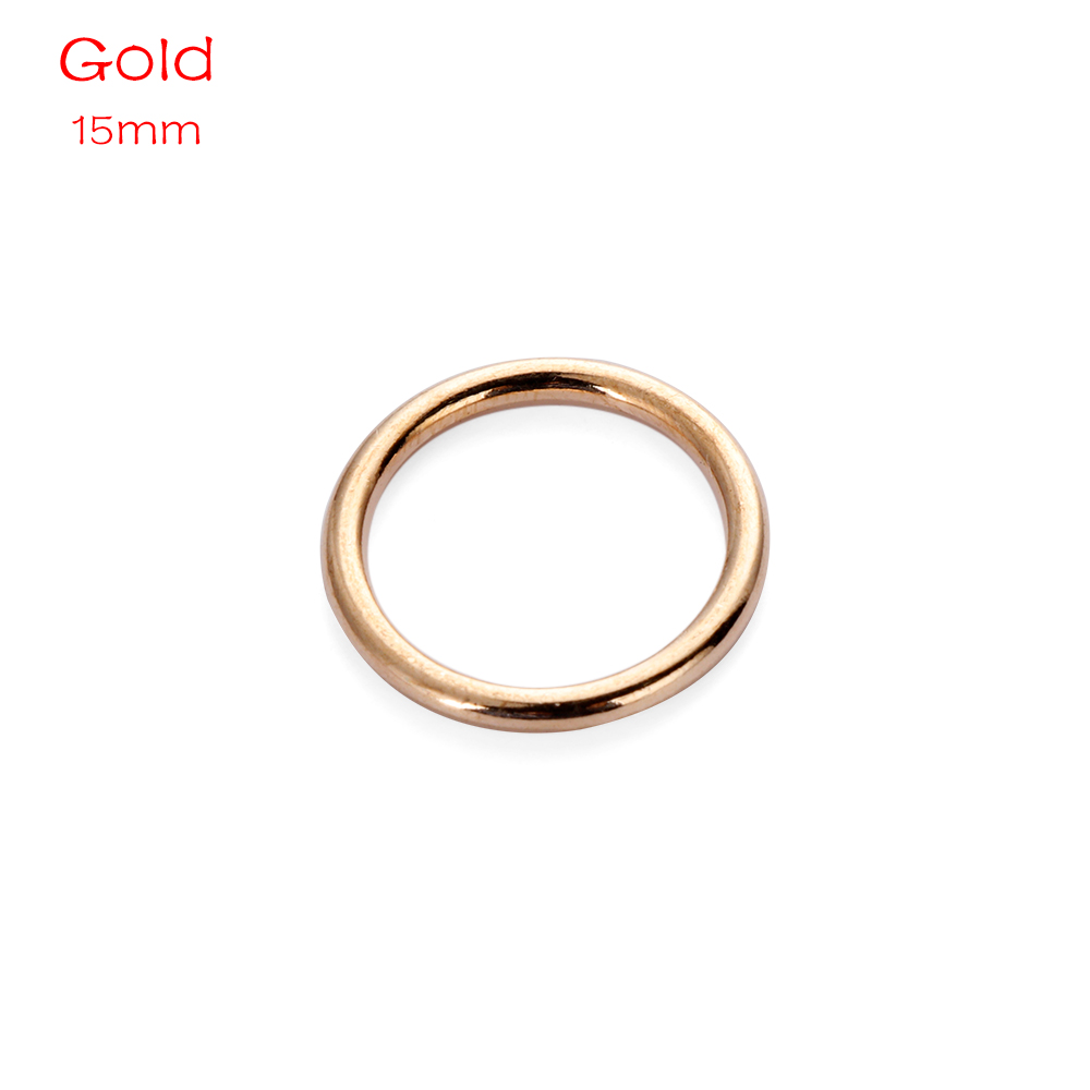 10 stks/partij 15-35mm Goud Zilver Cirkel Ring Ver... – Vicedeal