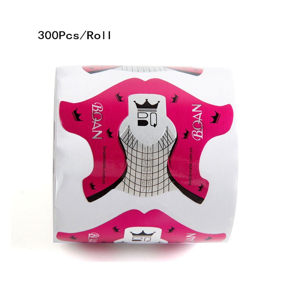 ANGNYA 50/100/300pcs Fish Shape Red Nail Forms Fre... – Grandado