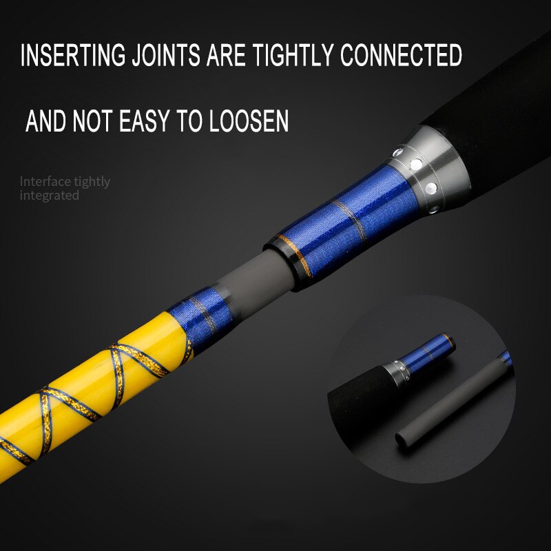 100# Offshore Boat Fishing Rod 1.6/1.7M Soild Tip ... – Grandado