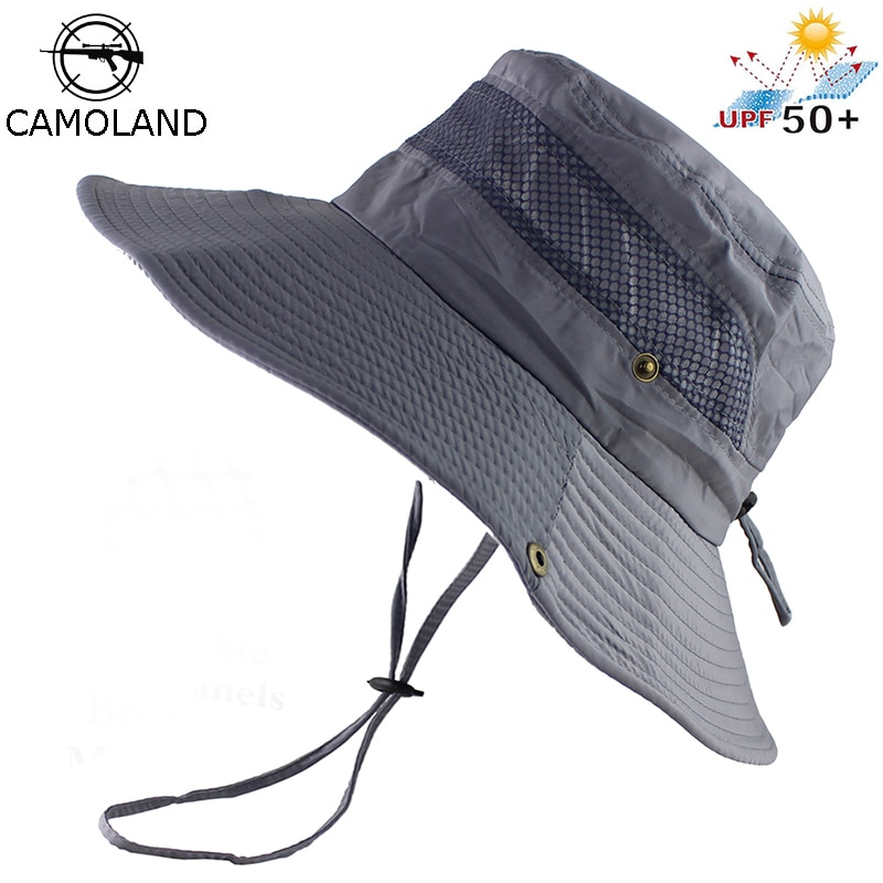 UPF 50+ Bucket Hat Summer Men Women Fishing Boonie... – Vicedeal