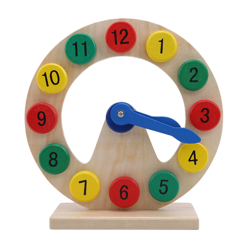 Baby Toy Wooden Clock Education Teaching Children ... – Vicedeal