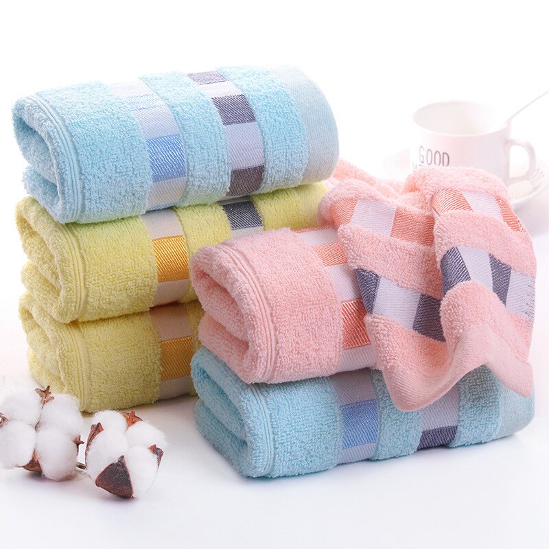 Pure Cotton Plain Square Towel Welfare Labor Safet... – Grandado