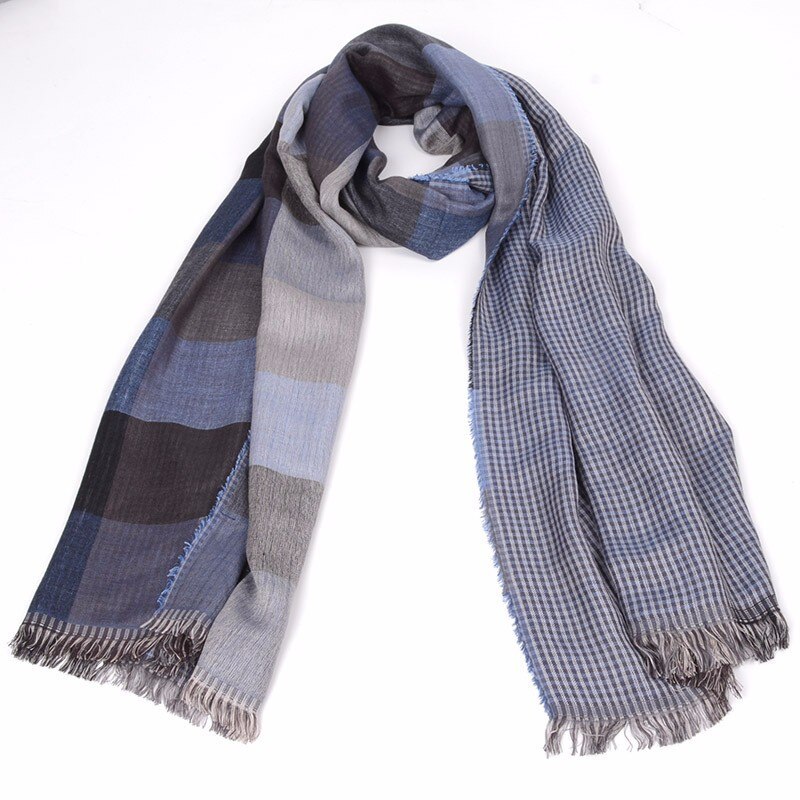 BUTTERMERE Men Scarf Plaid Double-Sided British St... – Vicedeal