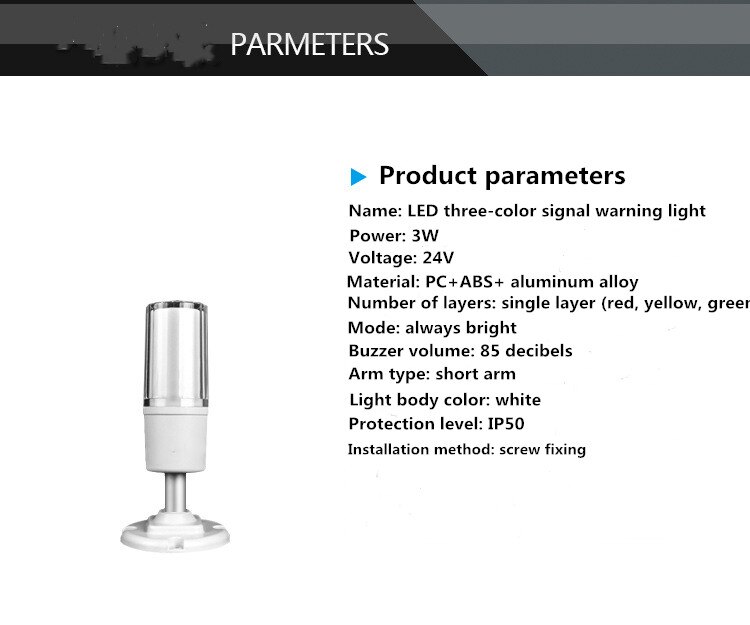 Neue Led 3 Farbe In 1 schicht Anzeige Licht 24V Wa... – Grandado