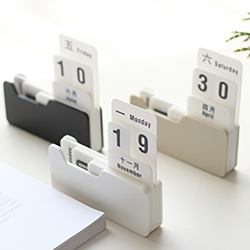 PP Perpetual Calendar Desktop DIY Calendar Cute Ar... – Grandado