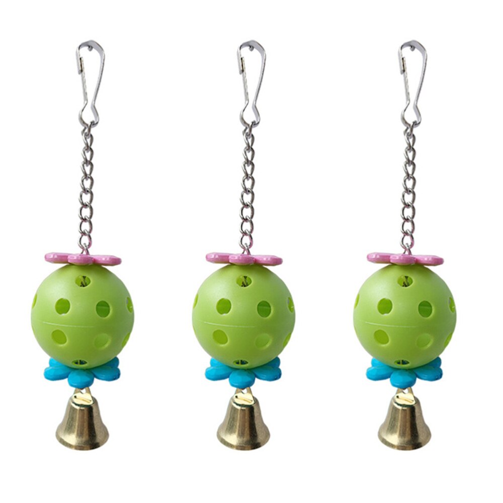 3Pcs Parrot Cage Bells with Bell Pet Supplies (Ran... – Vicedeal