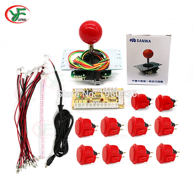 One Player Arcade Kit DIY Zero Delay Arcade USB Bo... – Grandado