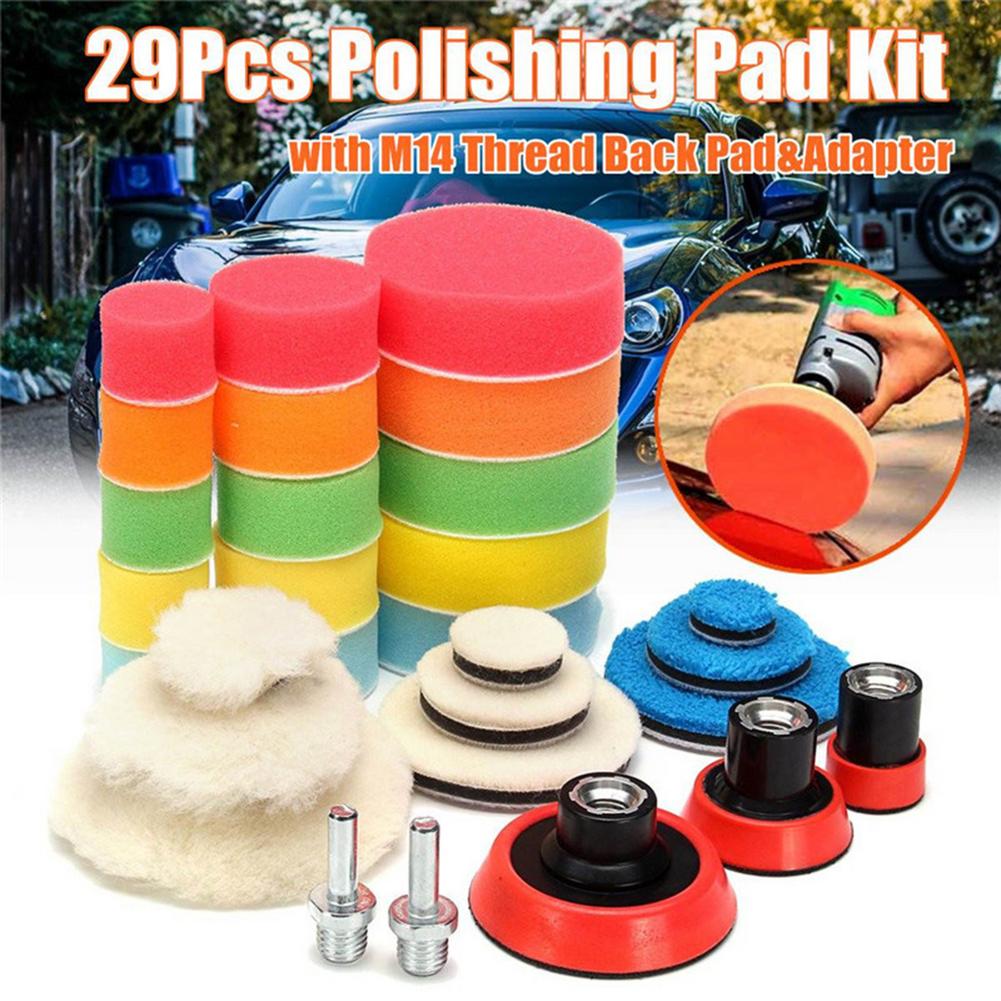 Car Polishing Pad Kit Car Detailing Kit Buffing 29... – Grandado