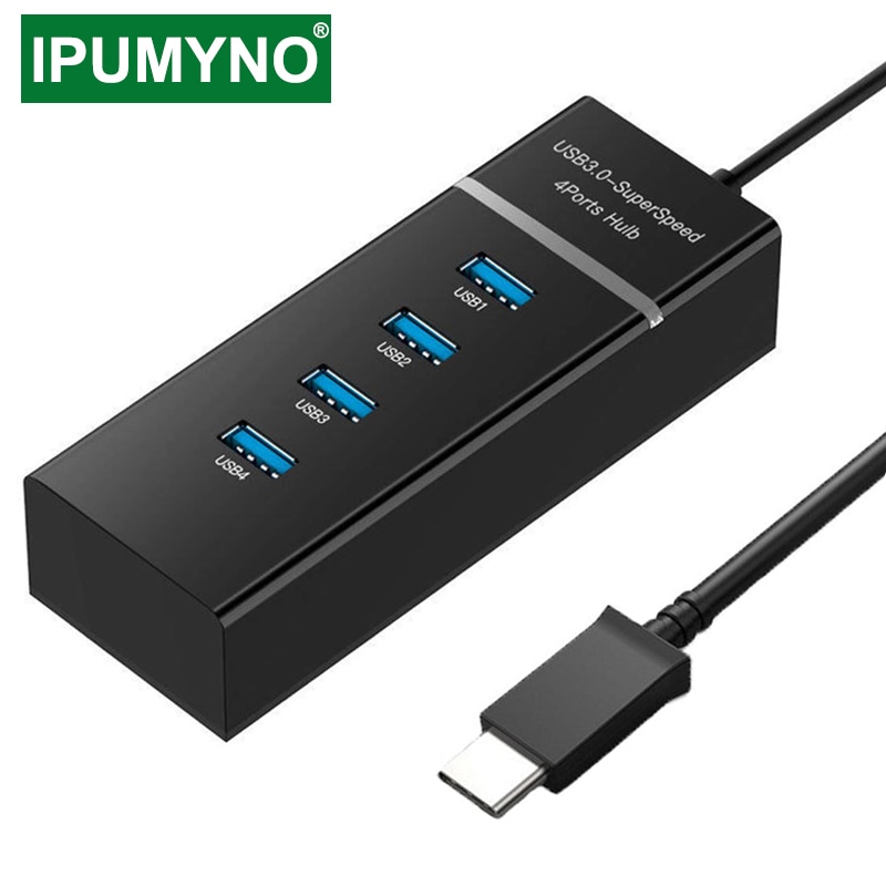 Usb 3.0 Hub Multi 3.1 Type C Usb 4 Port Voor Macbo... – Grandado
