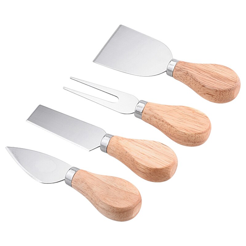 4Pcs Cheese Knives Cheese Cutlery Set Steel Stainl... – Grandado